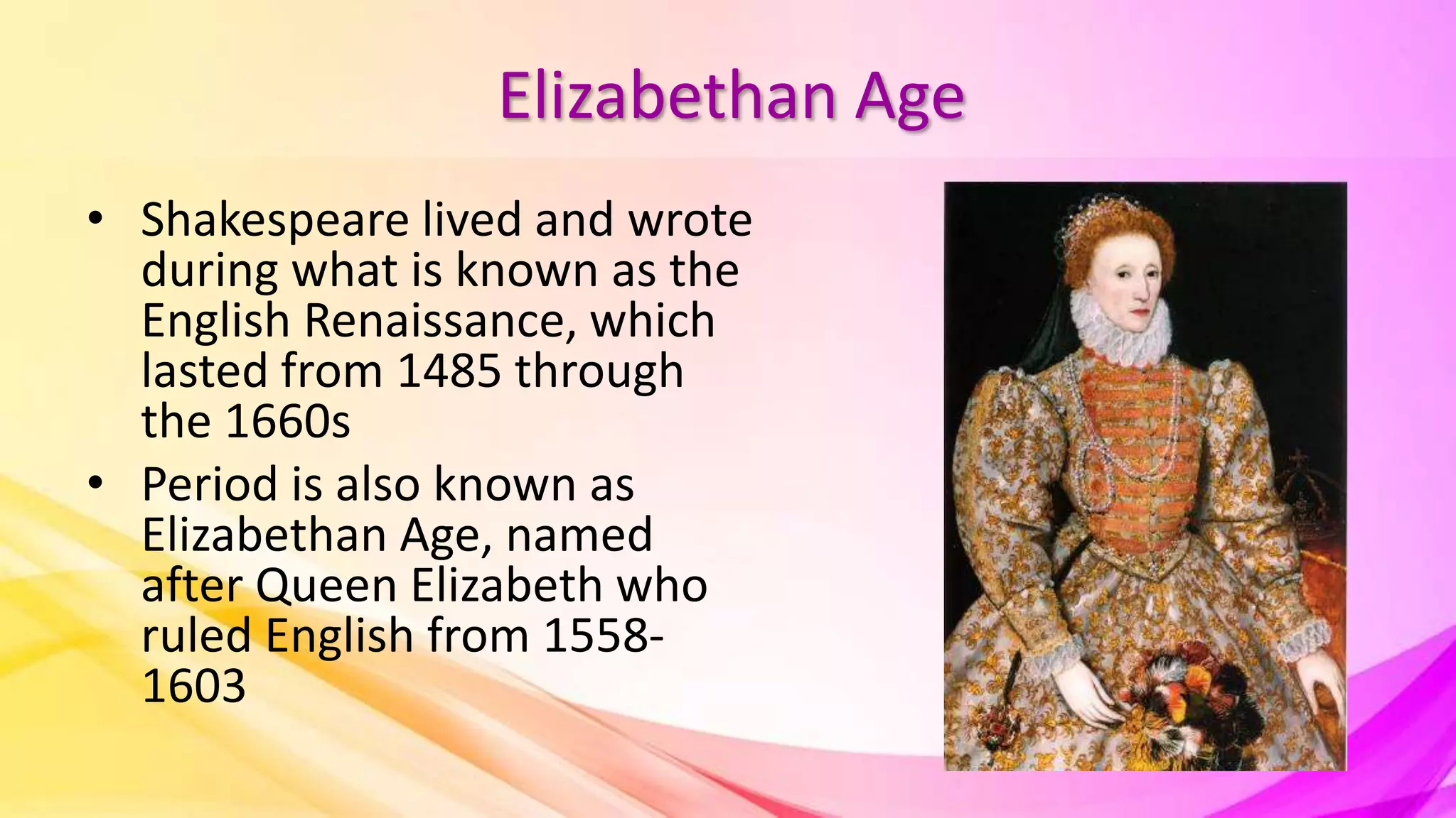 presentation on shakespeare | PPTX