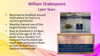 presentation on shakespeare | PPTX