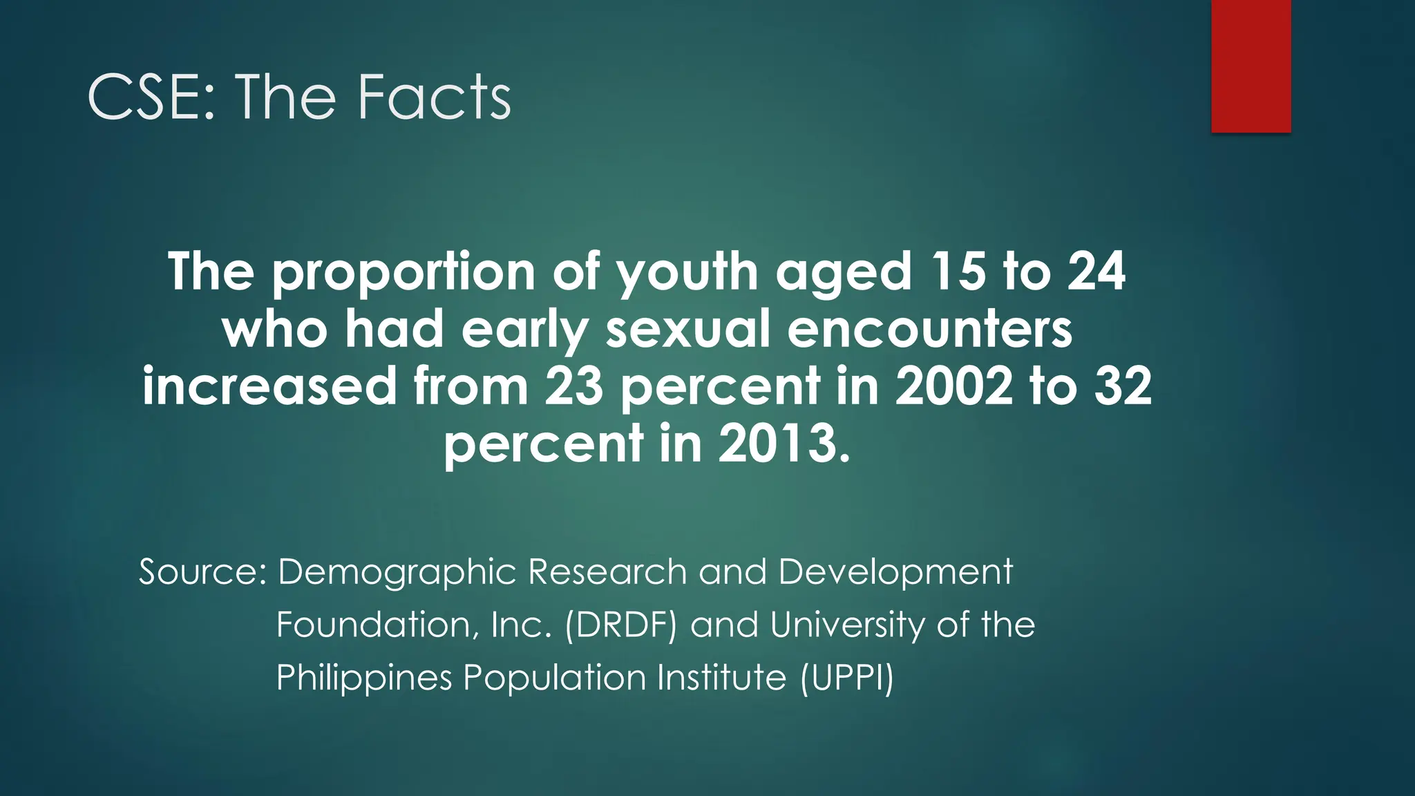 Comprehensive Sexuality Education Cse Its Rationale And Legal Basis Ppt