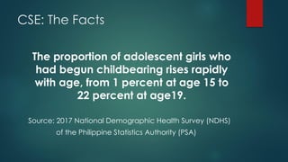 Comprehensive Sexuality Education (CSE): Its Rationale and Legal Basis ...