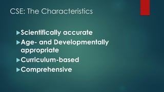 Comprehensive Sexuality Education (CSE): Its Rationale and Legal Basis ...