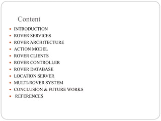 Rover Technology ppt | PPTX
