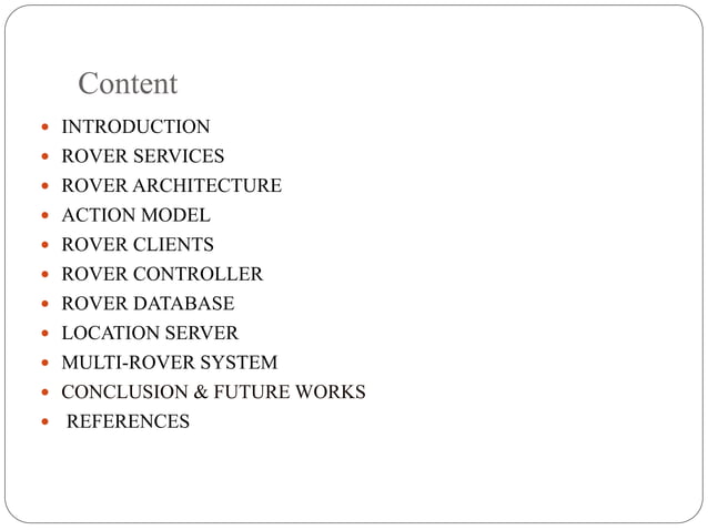 Rover Technology ppt | PPTX | Cloud Computing | Internet
