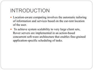 Rover Technology ppt | PPTX