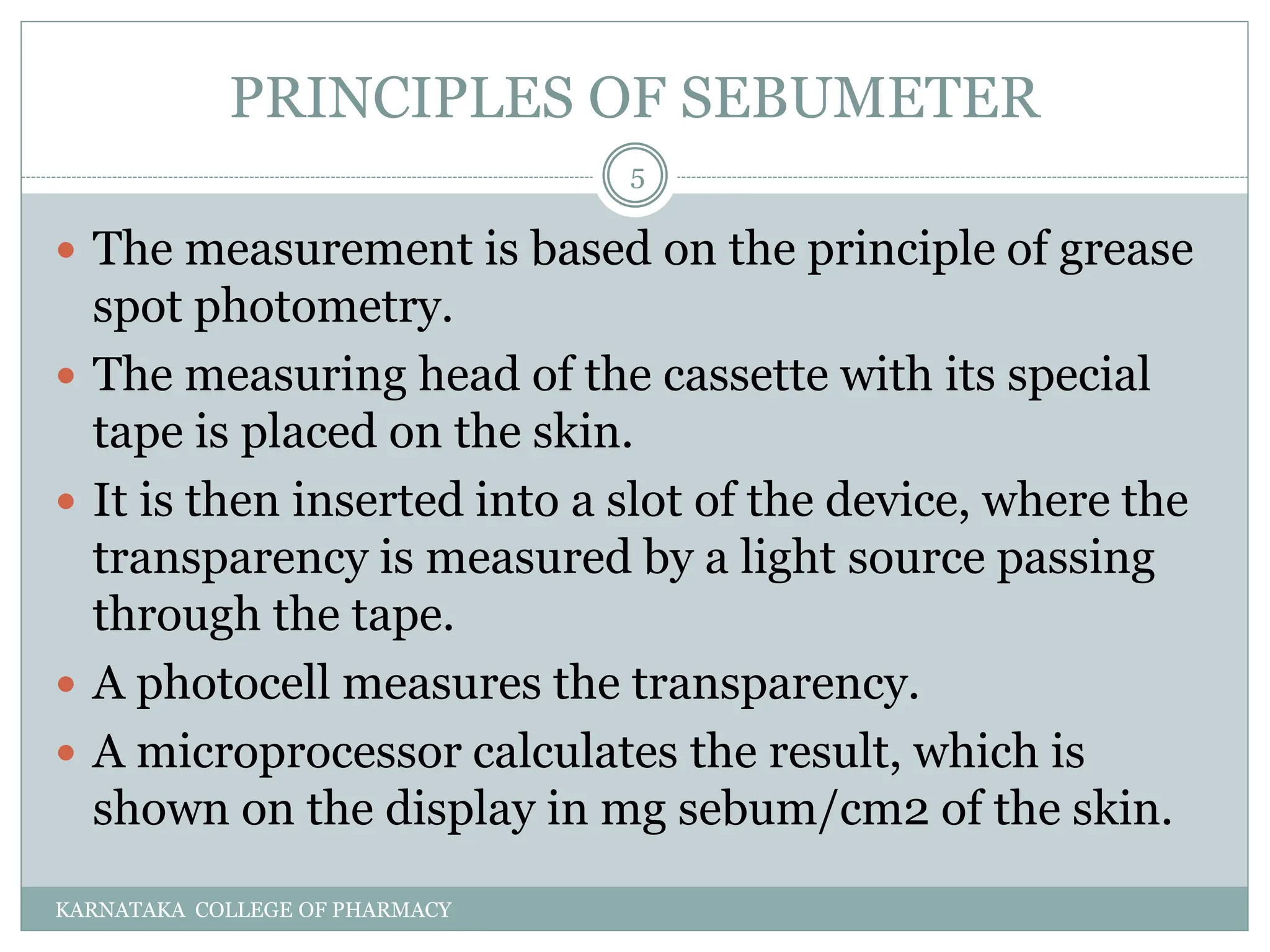 SUBUMETER, CORNEOMETER, TEWL,m.pharm analysis, pharmaceutical analysis ...