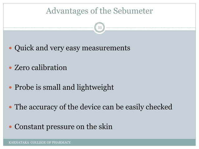 SUBUMETER, CORNEOMETER, TEWL,m.pharm analysis, pharmaceutical analysis ...