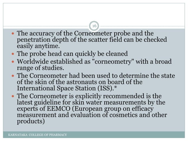 SUBUMETER, CORNEOMETER, TEWL,m.pharm analysis, pharmaceutical analysis ...