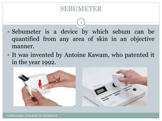 SUBUMETER, CORNEOMETER, TEWL,m.pharm analysis, pharmaceutical analysis ...