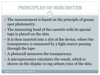 SUBUMETER, CORNEOMETER, TEWL,m.pharm analysis, pharmaceutical analysis ...