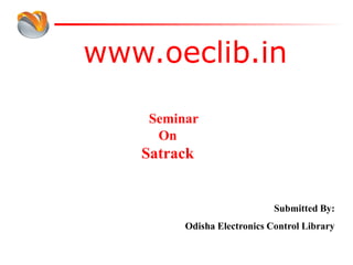 Satrack ppt | PPTX