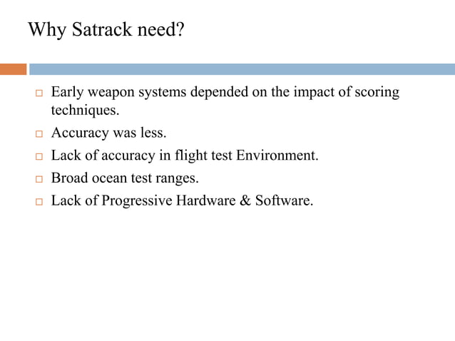 Satrack ppt | PPT