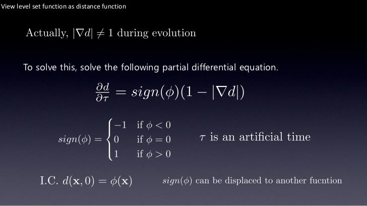 Level Set Method