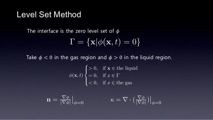Level Set Method