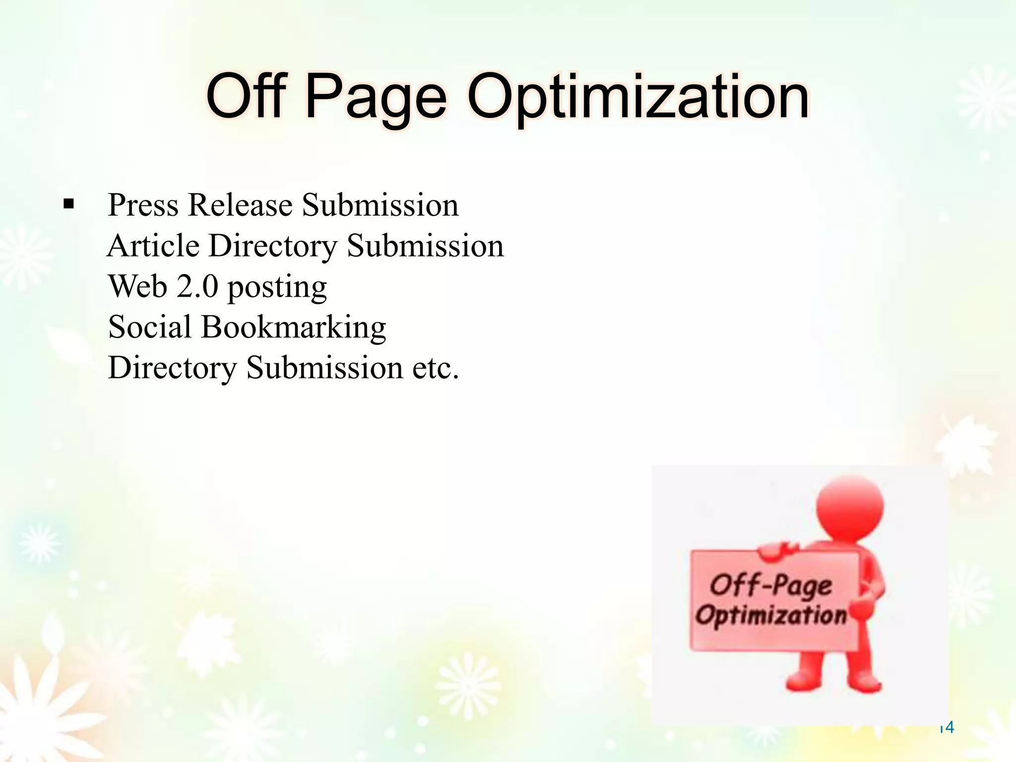 Search Engine Optimization ppt | PPTX