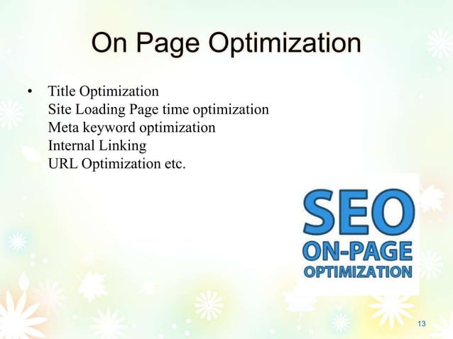 Search Engine Optimization ppt | PPTX