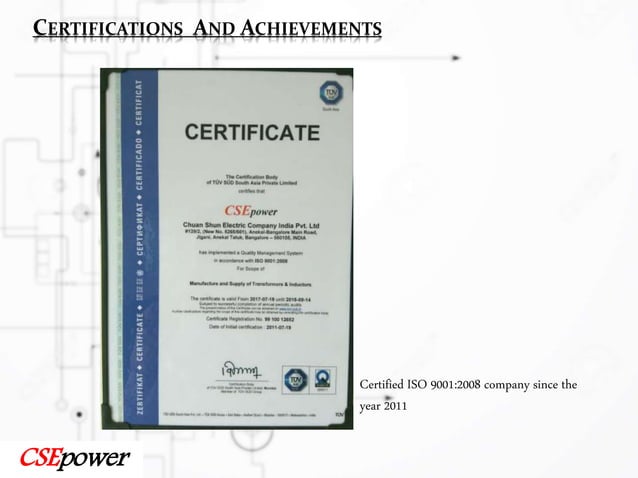 chuan shun electric company india pvt ltd | PPT