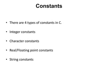 C Session 2.pptx for engninering students | PPT