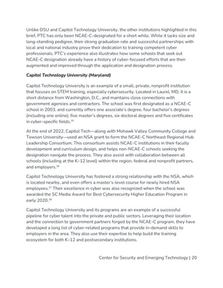 CSET - Building the Cybersecurity Workforce Pipeline.pdf | Undergraduate Education | College ...