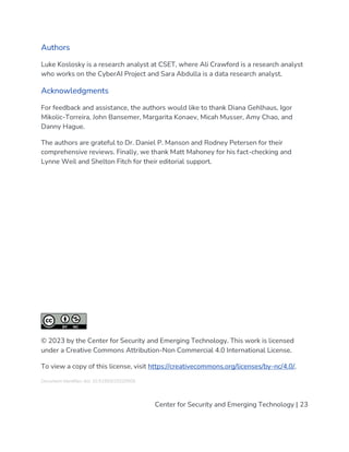 CSET - Building the Cybersecurity Workforce Pipeline.pdf | Undergraduate Education | College ...