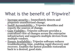 Tripwire ppt | PPT