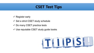 CSET Test Information