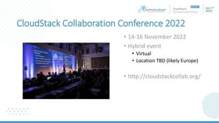 Welcome + CloudStack News | PPT