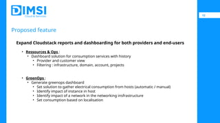 Proposed Feature: Monitoring and Managing Cloud Usage Costs in Apache CloudStack | PPTX