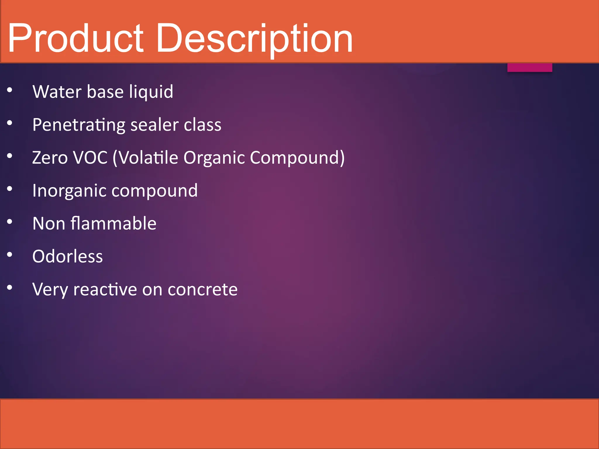 CONCRETE SEALER USING LIQUID SILICATE AS MATERIAL E with pictures.pptx