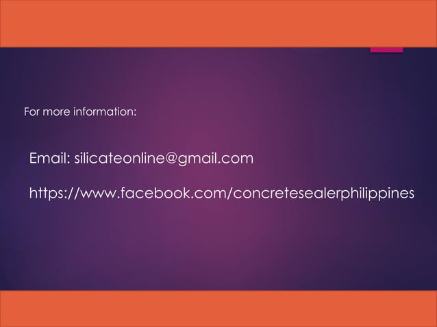 CONCRETE SEALER USING LIQUID SILICATE AS MATERIAL E with pictures.pptx