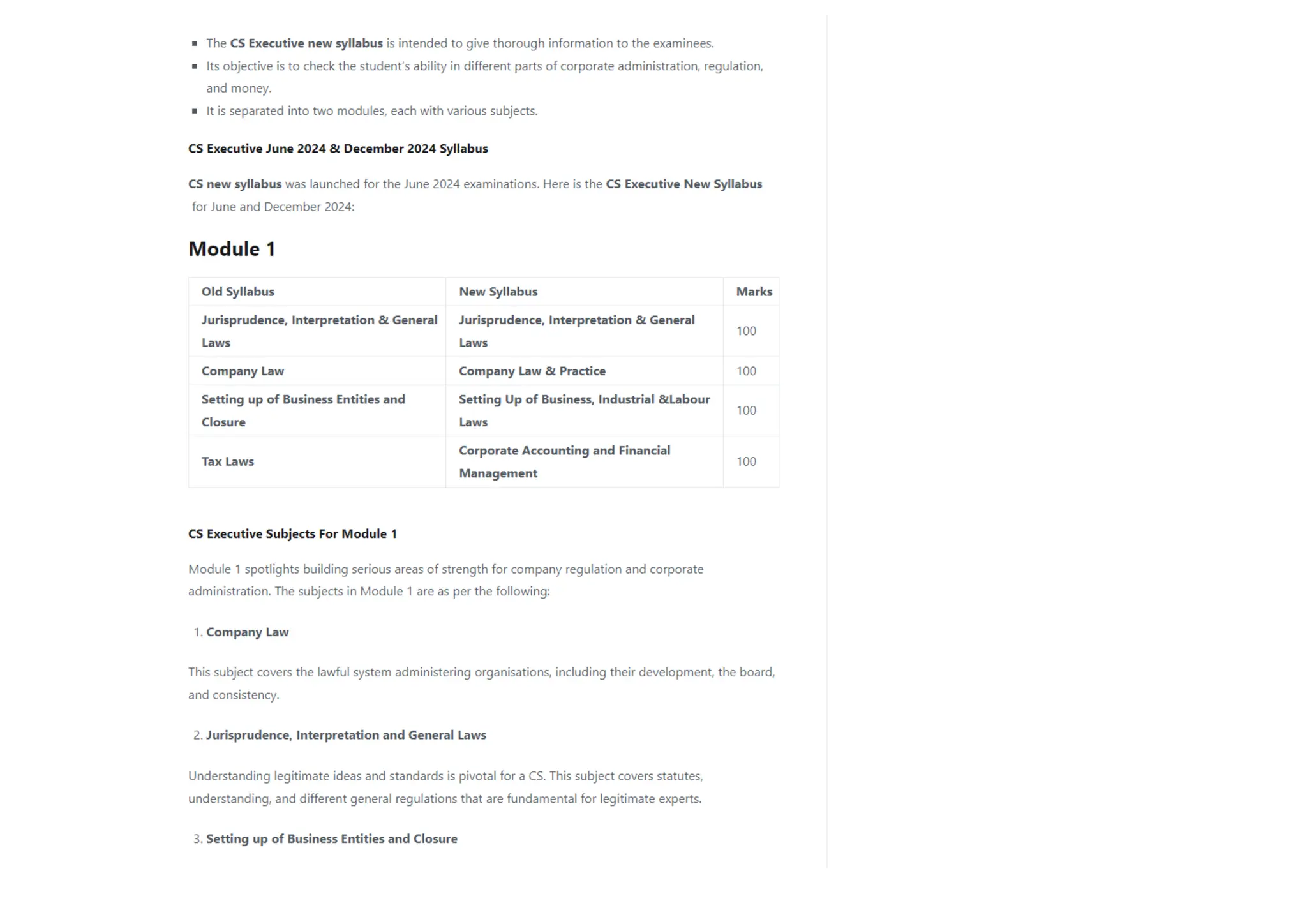 An Exploration of the Benefits of the CS Executive New Syllabus 2024" | PPT