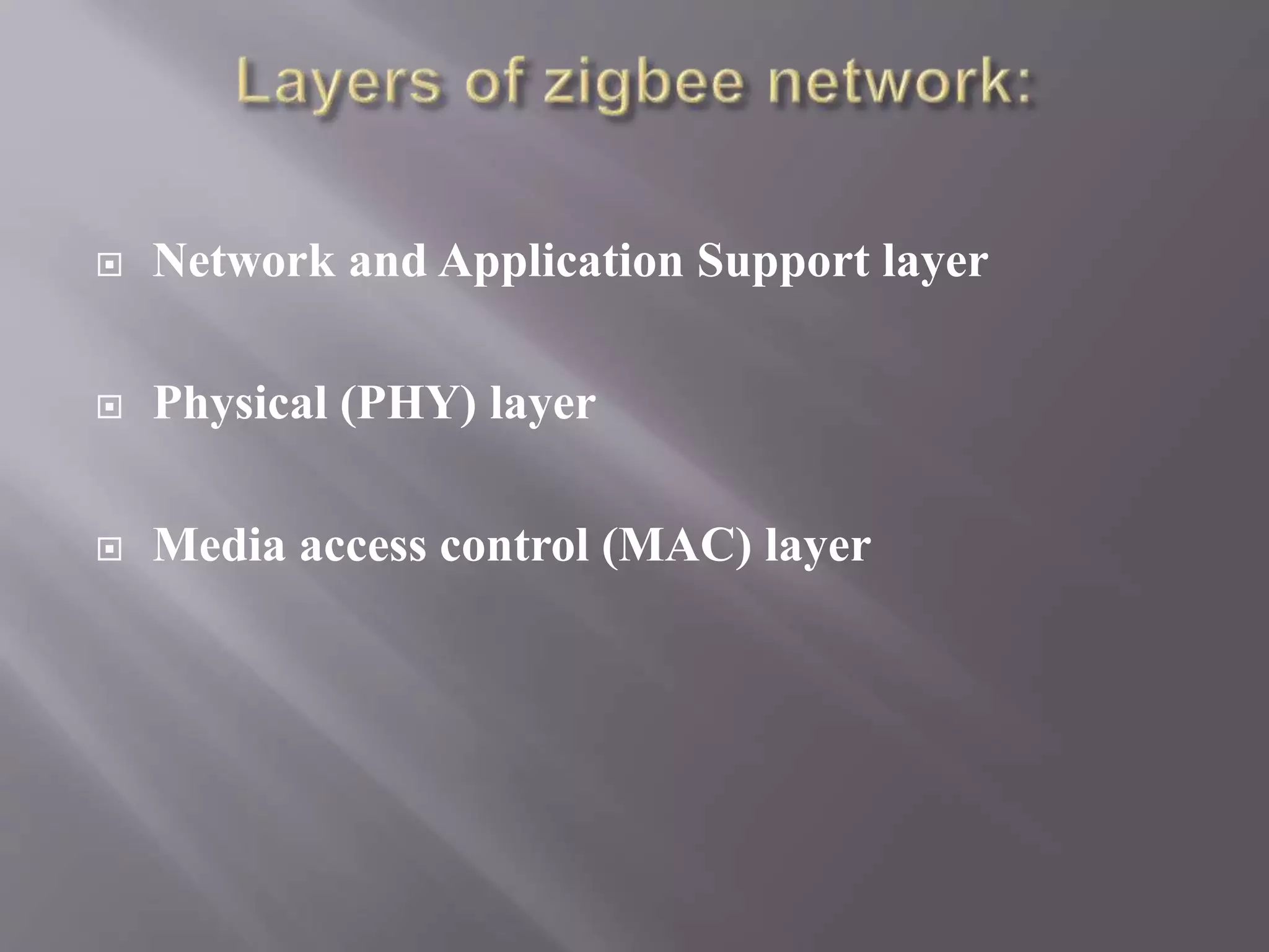 ZIGBEE TECHNOLOGY ppt | PPTX