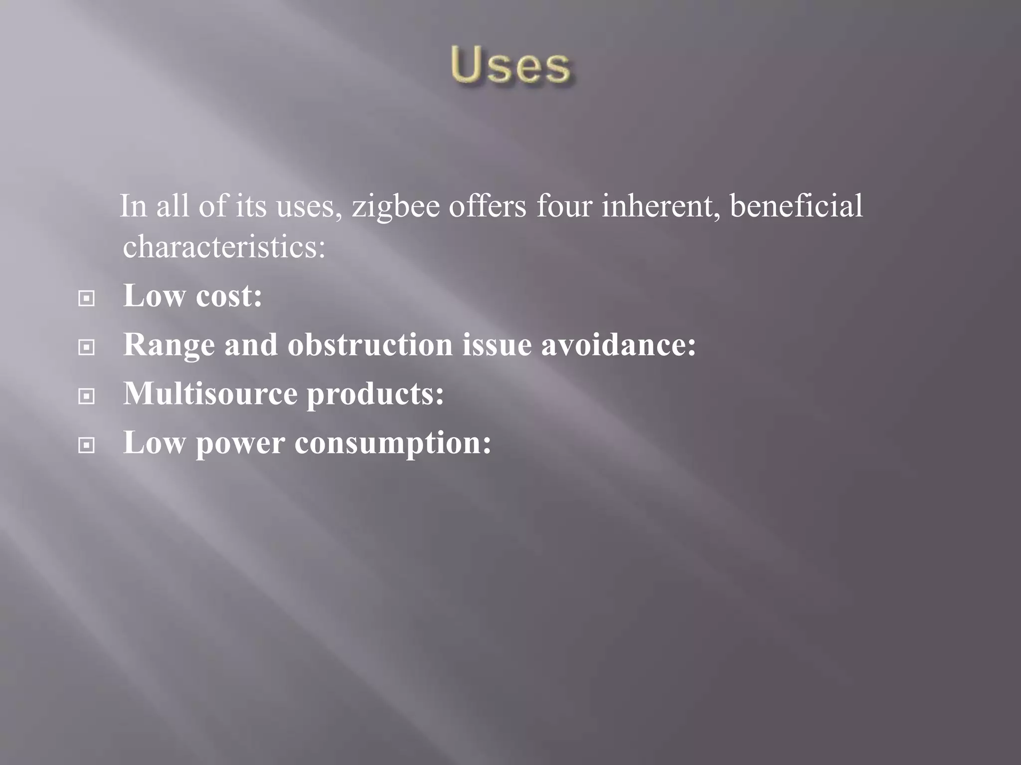 ZIGBEE TECHNOLOGY ppt | PPTX