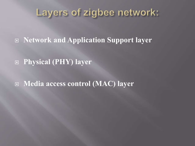 ZIGBEE TECHNOLOGY ppt | PPTX