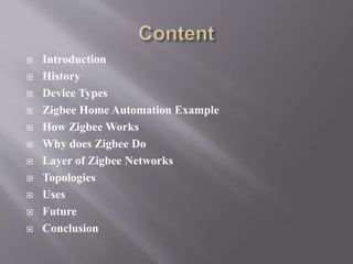 ZIGBEE TECHNOLOGY ppt | PPTX