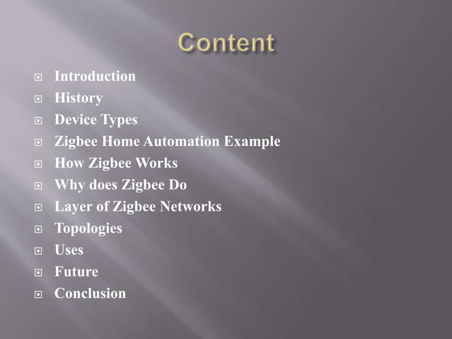 ZIGBEE TECHNOLOGY ppt | PPTX
