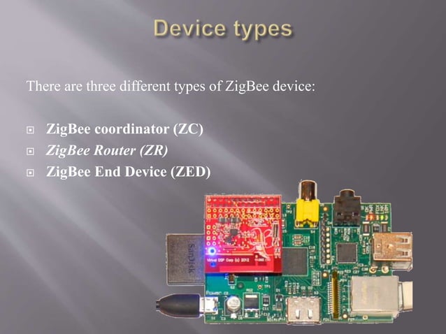 ZIGBEE TECHNOLOGY ppt | PPTX