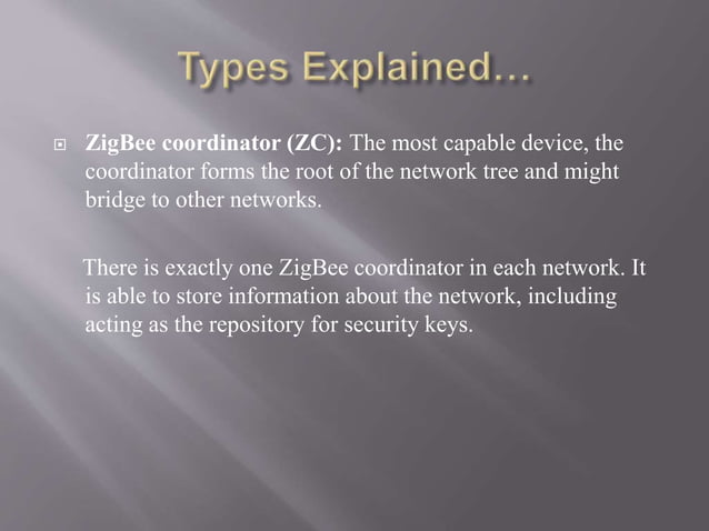 ZIGBEE TECHNOLOGY ppt | PPTX