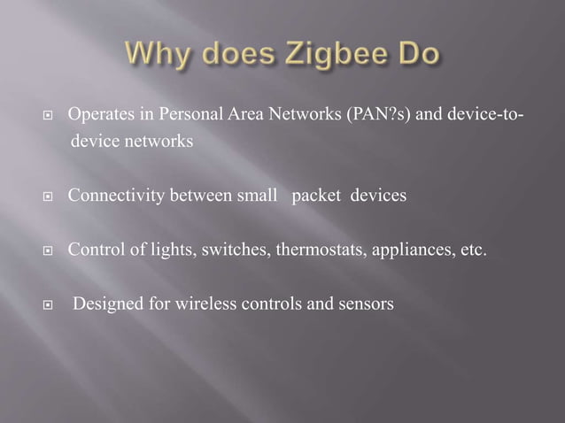 ZIGBEE TECHNOLOGY ppt | PPTX