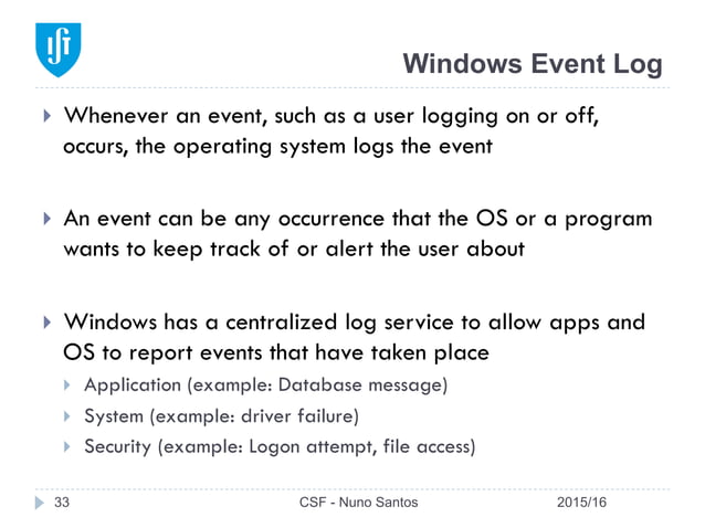 Desktop Forensics: Windows | PPT