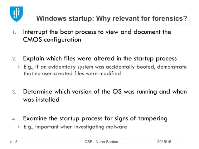 Desktop Forensics: Windows | PPT