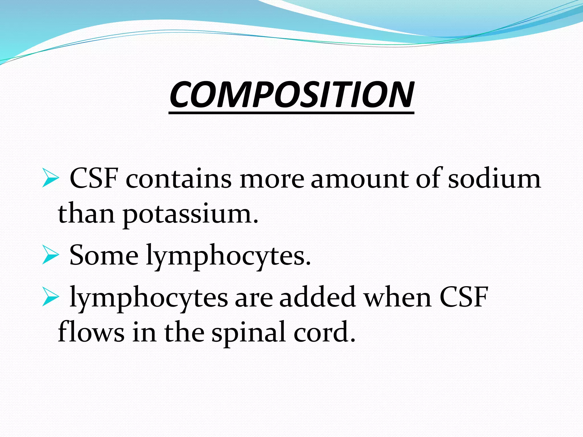 Cerebrospinal fluid | PPTX