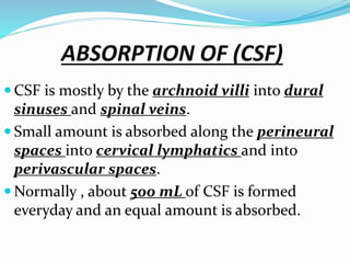 Cerebrospinal fluid | PPTX