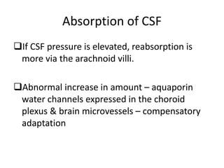 CEREBROSPINAL FLUID | PPTX
