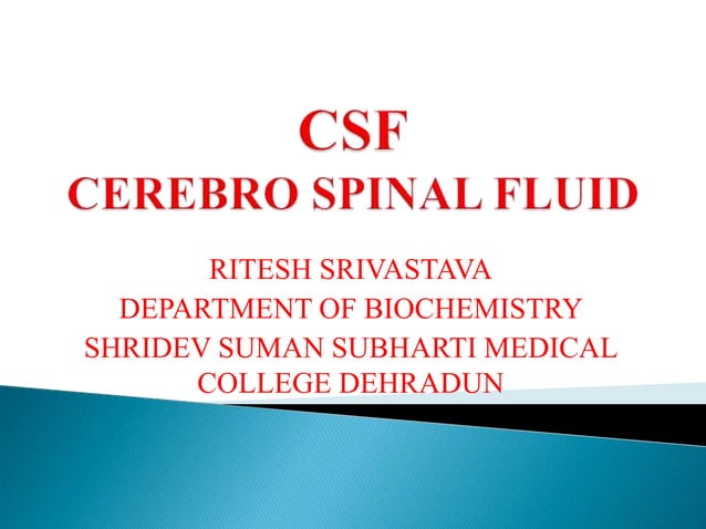 cerebrospinal fluid examination CSF study | PDF | Blood Disorders | Diseases and Conditions