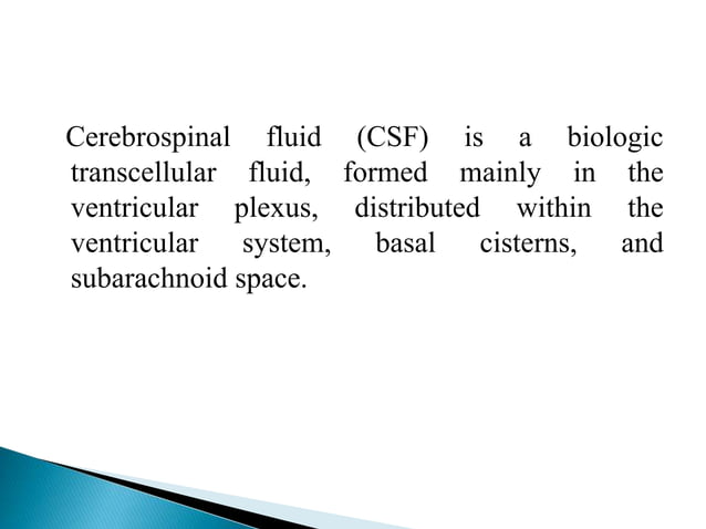 cerebrospinal fluid examination CSF study | PDF | Blood Disorders | Diseases and Conditions