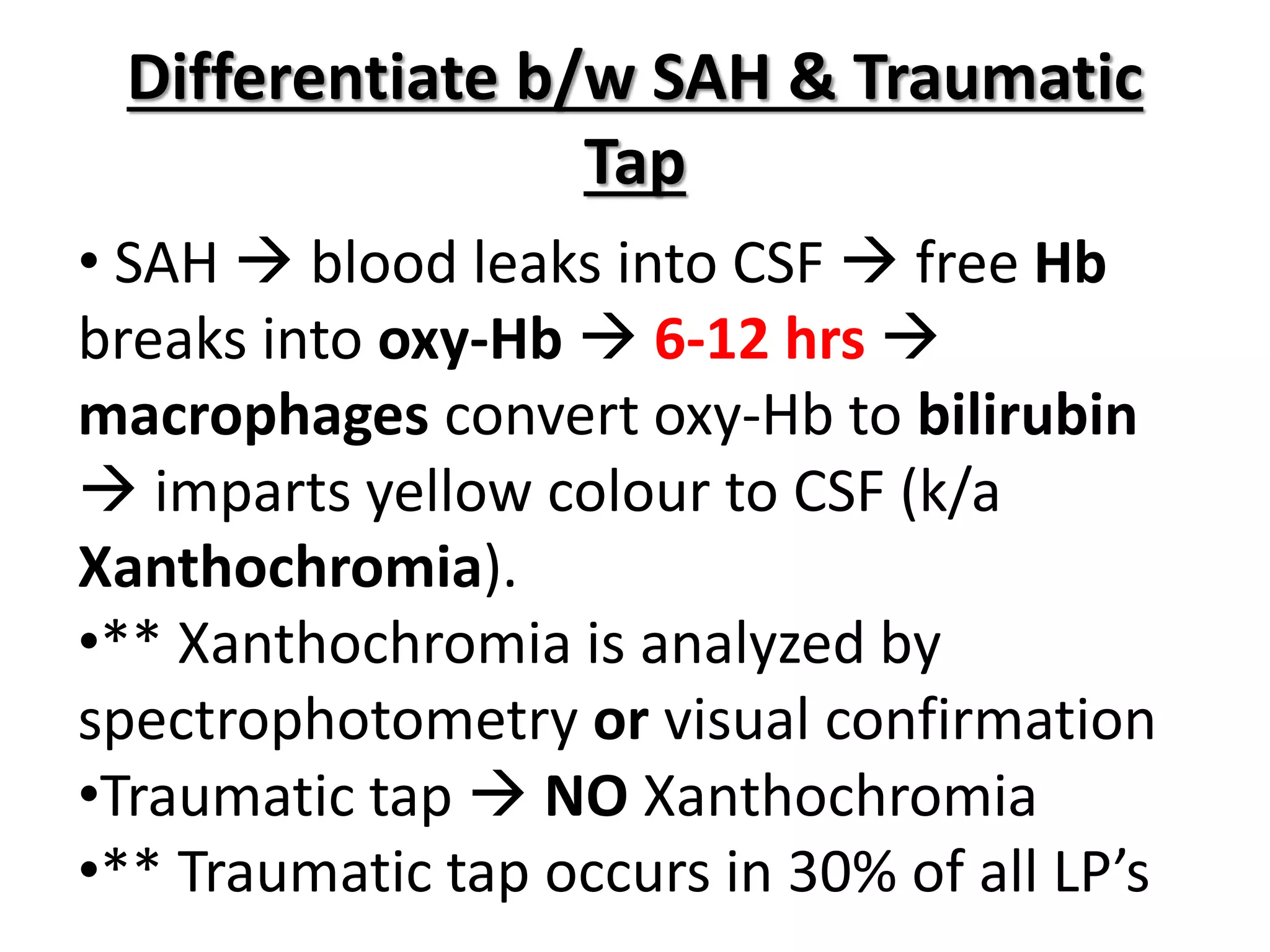 CSF (Cerebrospinal Fluid) | PPTX