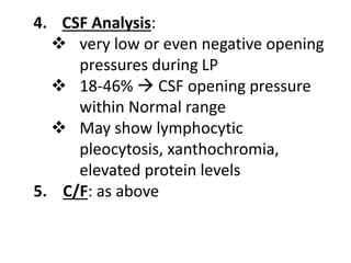 CSF (Cerebrospinal Fluid) | PPT