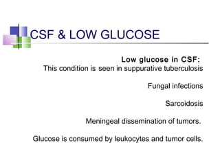 Biochemistry of Cerebrospinal fluid (CNF) | PPT