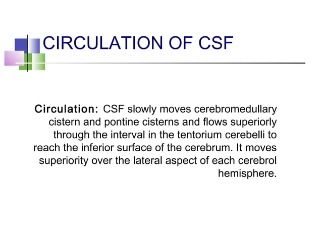 Biochemistry of Cerebrospinal fluid (CNF) | PPT
