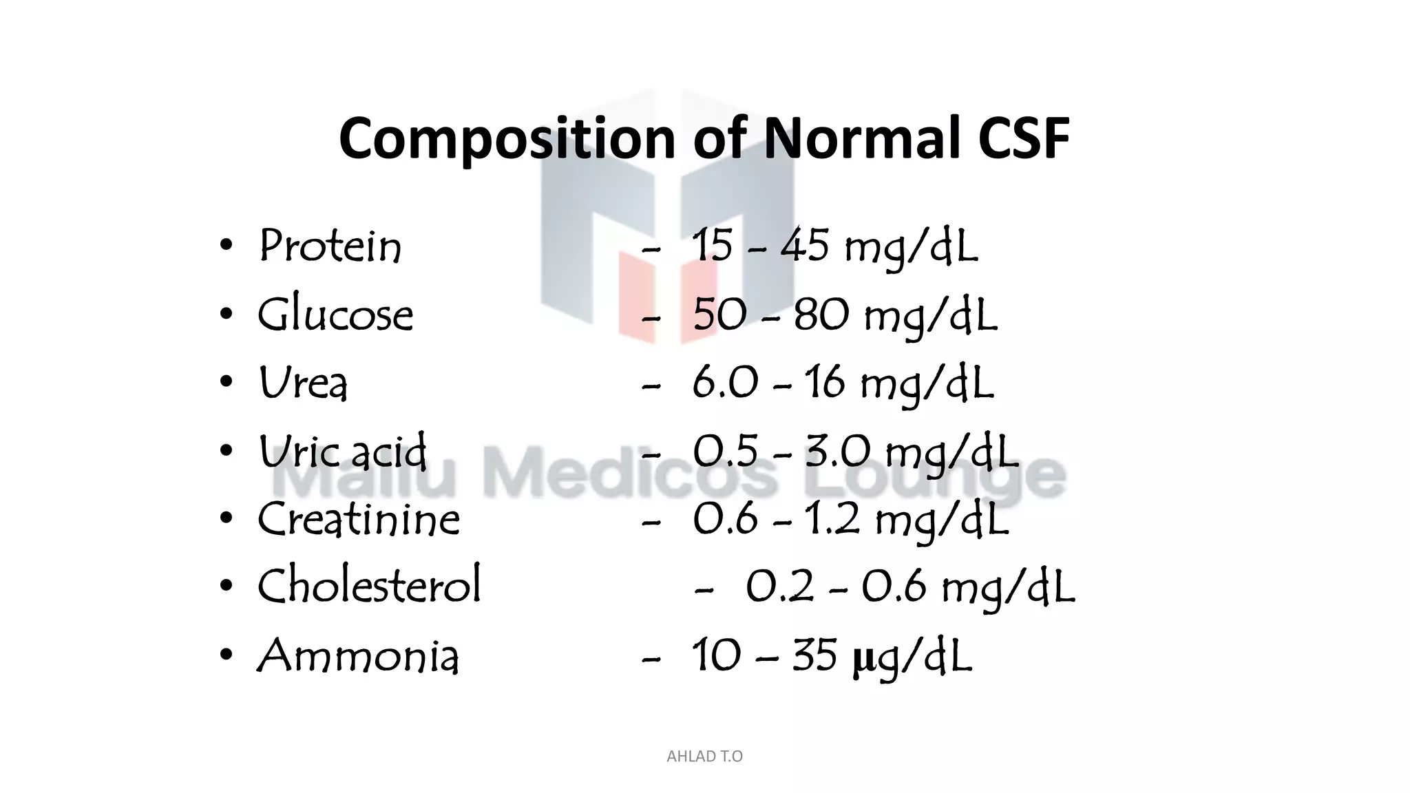 Cerebrospinal Fluid (CSF) | PDF
